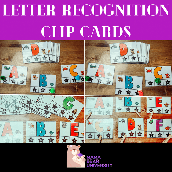 Letter Recognition Activities - Mama Bear University