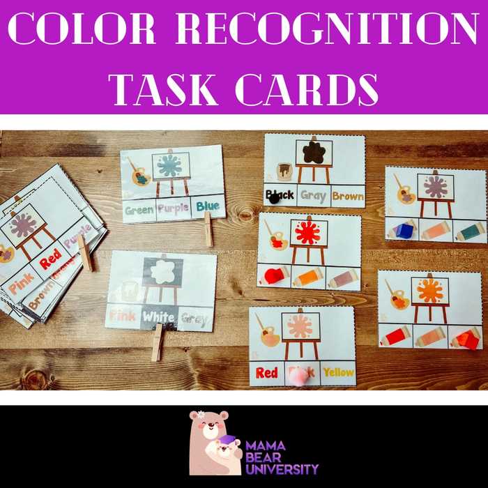 Color Recognition Activities - Mama Bear University
